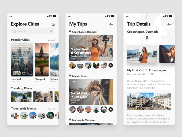 Room Booking App UI Kit - Free XD Resource | Adobe XD Elements