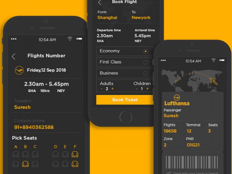 UI Kit for Flight - Free XD Resource | Adobe XD Elements