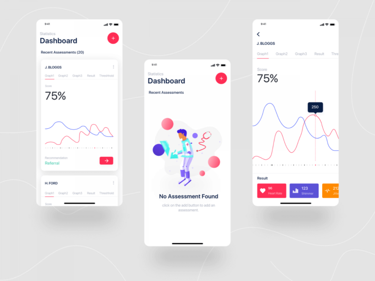 Medical/Health App - Free XD Resource | Adobe XD Elements