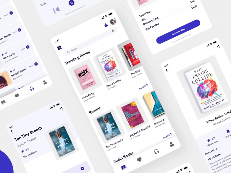 Streaming App UI Kit - Free XD Resource | Adobe XD Elements