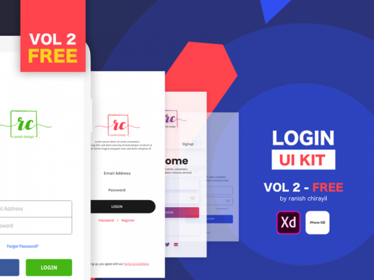 Streaming App UI Kit - Free XD Resource | Adobe XD Elements