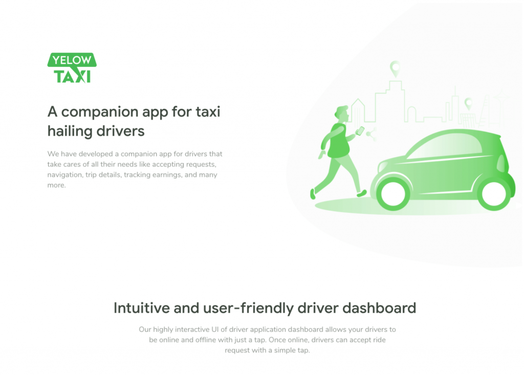 Yelow Taxi Driver App - Free XD Resource | Adobe XD Elements
