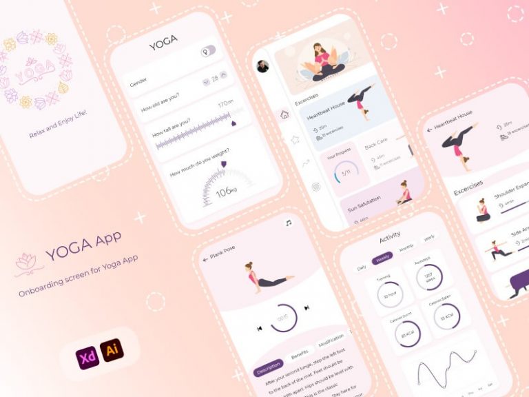 E-commerce App UI Kit - Free XD Resource | Adobe XD Elements