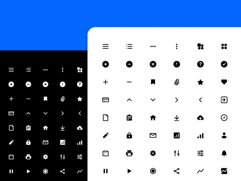Essentials Icons Set - Free XD Resource | Adobe XD Elements