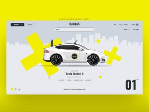 Car Shop Web UI Kit - Free XD Resource | Adobe XD Elements