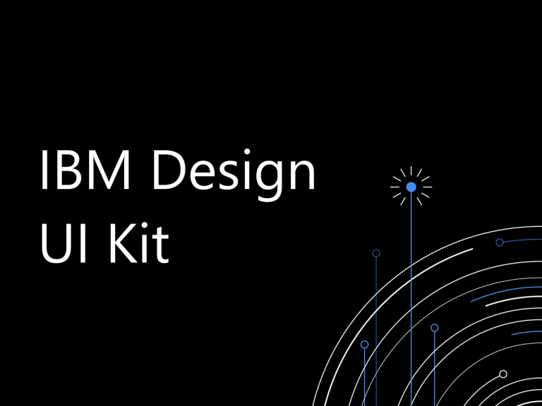 IBM Design UI Kit - Free XD Resource | Adobe XD Elements
