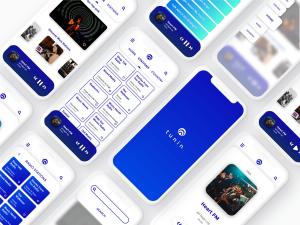 Radio App UI - Free XD Resource | Adobe XD Elements